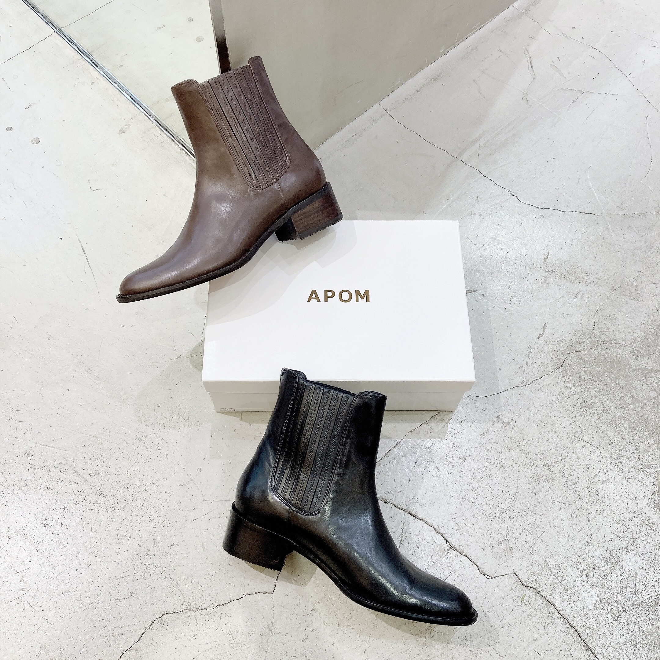 新作ブーツ《 APOM 》 | ウォッシュ | ショップニュース | たまプラーザ テラス
